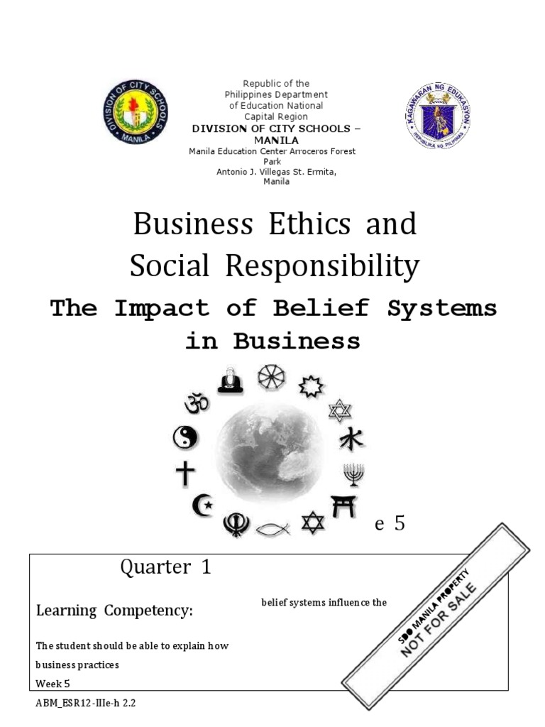 Bus. Ethics q1 w5 | PDF | Socrates | Jesus