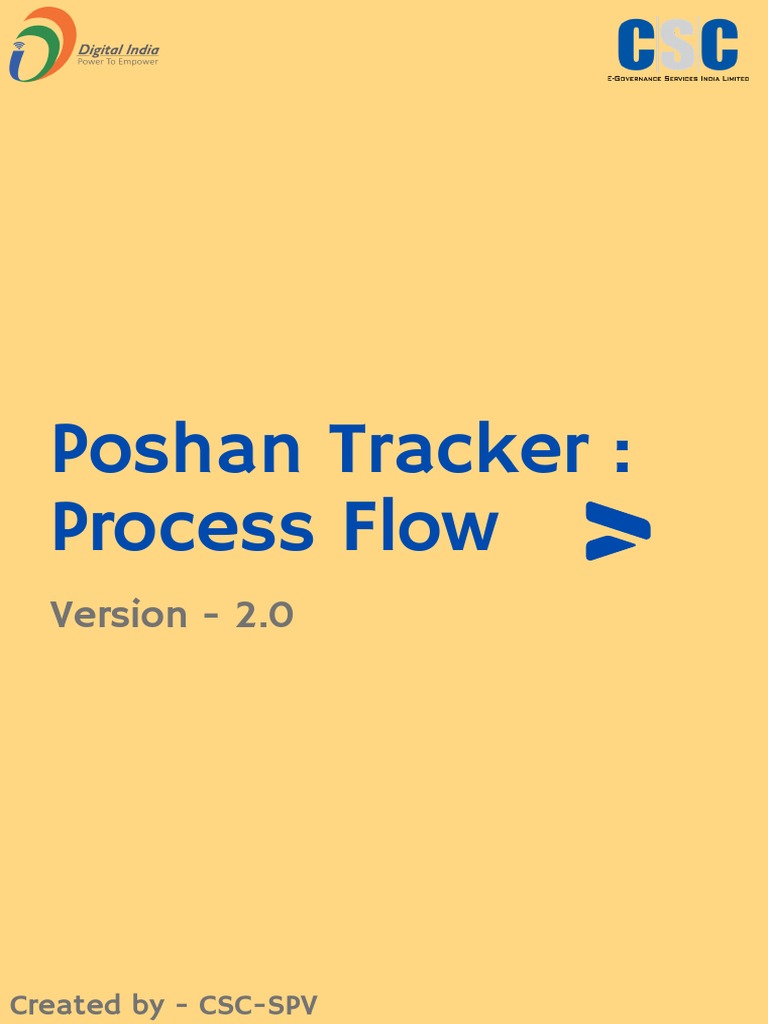 Poshan Tracker: Process Flow: Version - 2.0 | PDF | Mobile App | Google ...