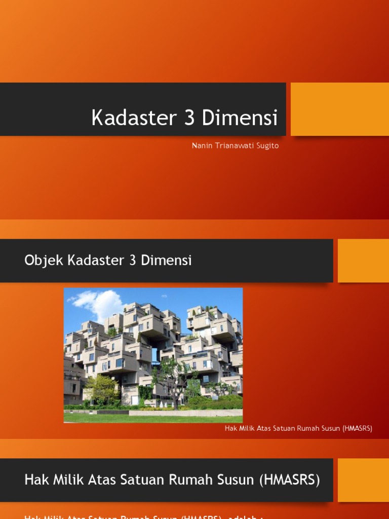 Kadaster 3 Dimensi | PDF