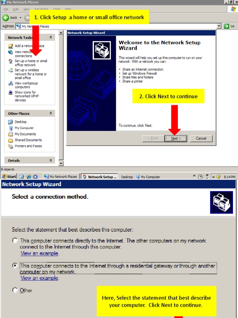 Enable File and Printer Sharing in Windows 7 | PDF