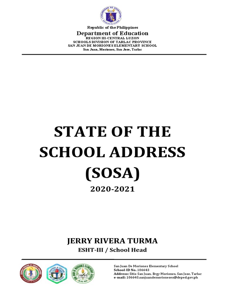 SJDM Es Sosa 2020-2021 | PDF | Educational Technology