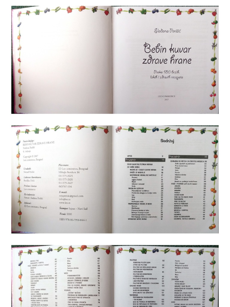 Bebin Kuvar Sa 180 Recepata | PDF