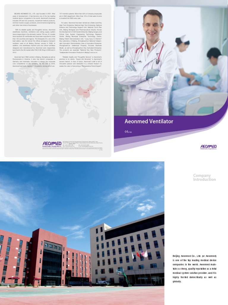 Aeonmed Ventilator | PDF | Intensive Care Medicine | Intensive Care Unit