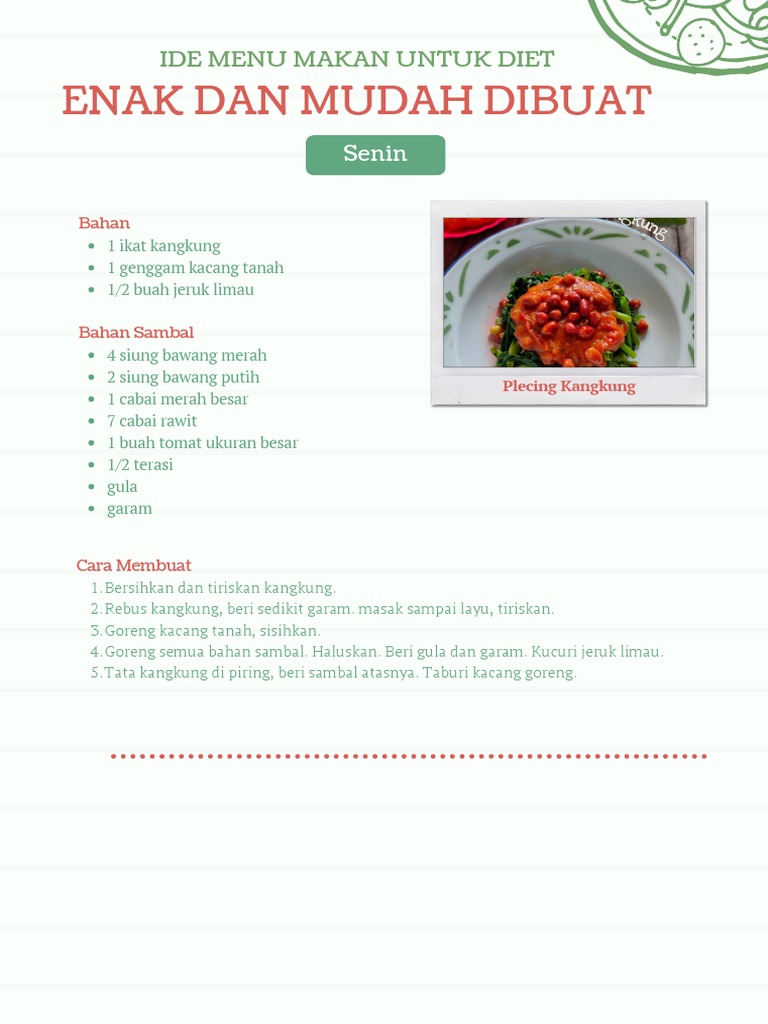 IDE MENU DIET | PDF