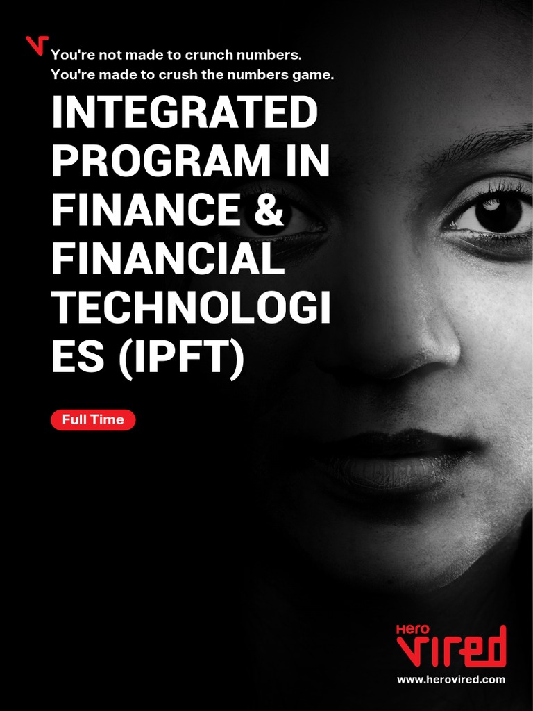 Hero Vired Full Time Certificate Program in Financial Technologies Brochure | PDF | Valuation ...