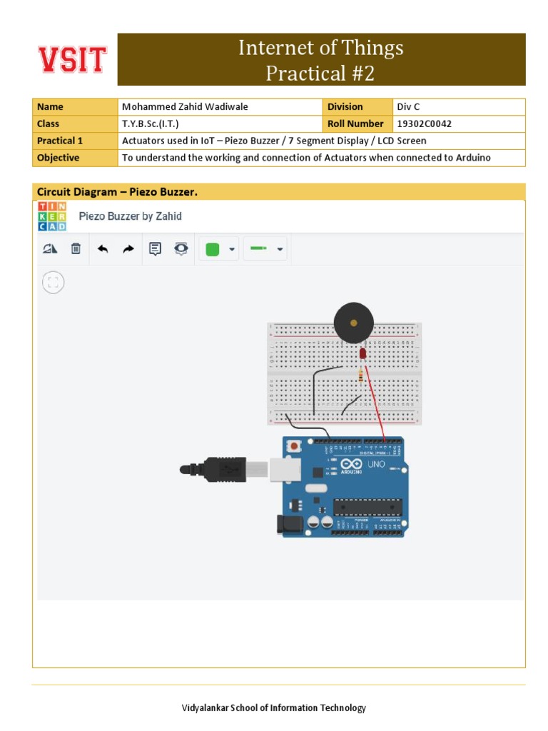 IoT Worksheet - Practical - 2 1 | PDF | Software Engineering ...