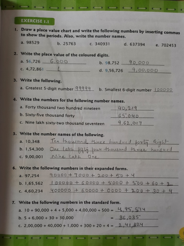 Student's Book - Chapter 1 | PDF | Mathematical Notation | Notation