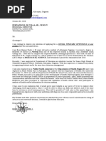 Application Letter - DOST-FNRI | PDF