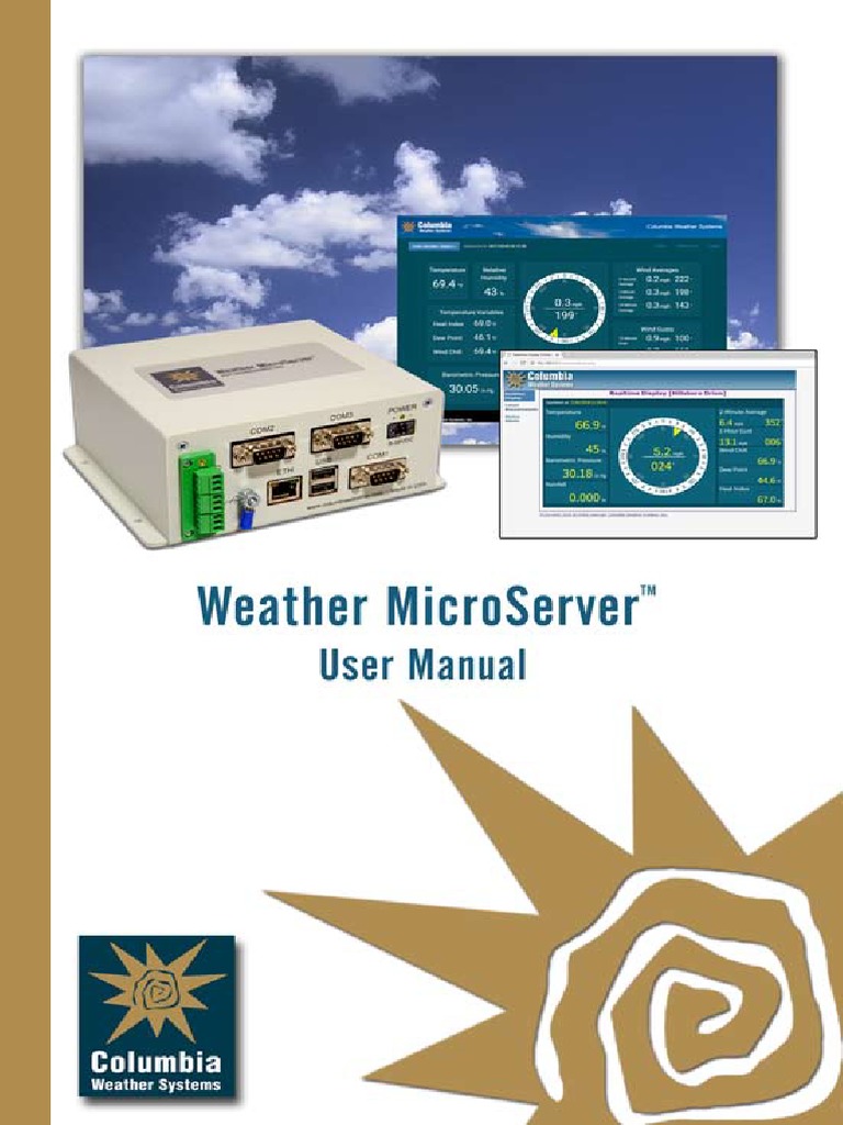 Weather Microserver User Manual | PDF | Electrostatic Discharge ...