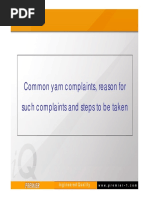 Uster Classimat Fault Chart | PDF | Knitting | Yarn