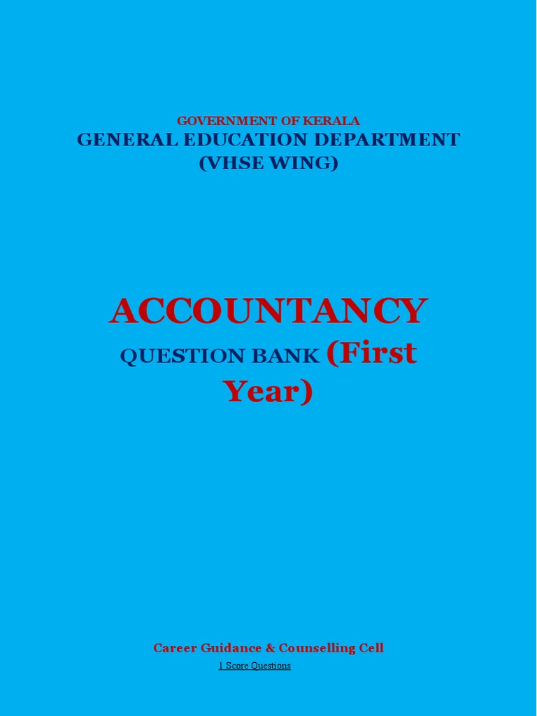 Class 11 Chapter Wise Questions Accountancy | PDF | Debits And Credits ...