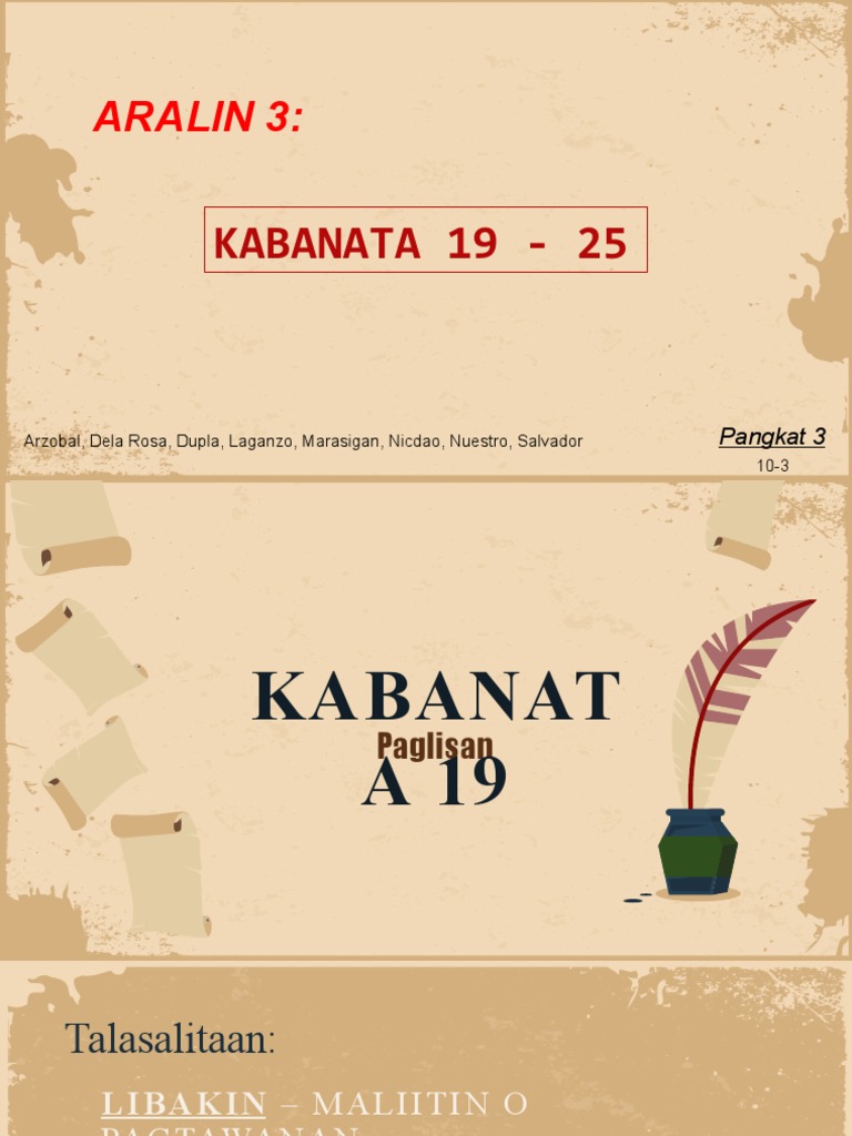 El Filibusterismo Kabanata 19-25 | PDF