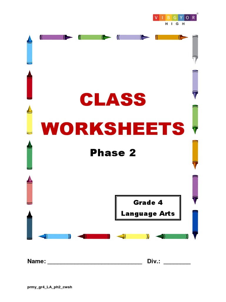 Grade 4 Language Arts Worksheets | PDF | Asteroid | Earth