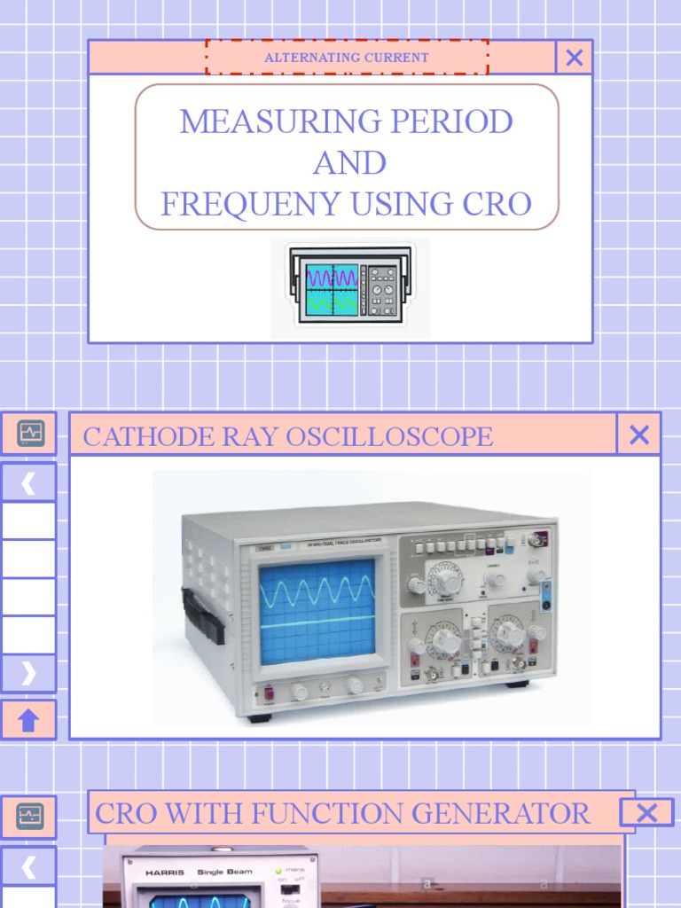 Measuring Period AND Frequeny Using Cro: Alternating Current | PDF