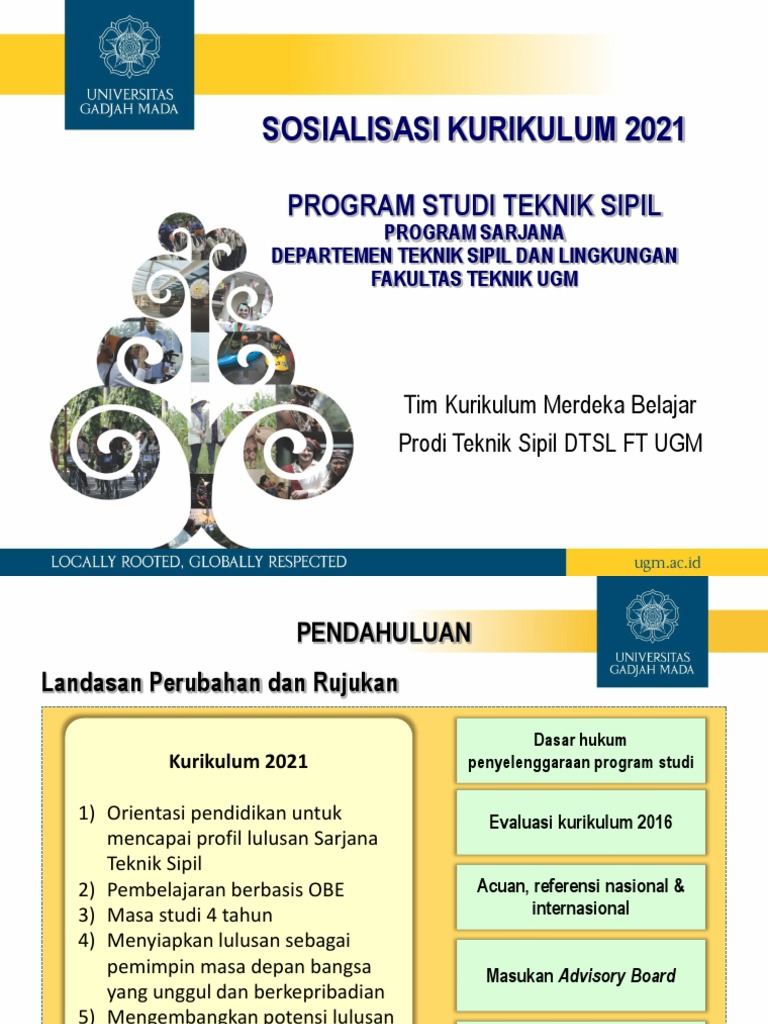 Sosialisasi Kurikulum 2021 DTSL UGM | PDF