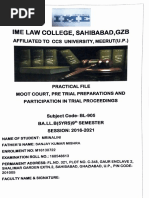 Moot Court Practical File | PDF