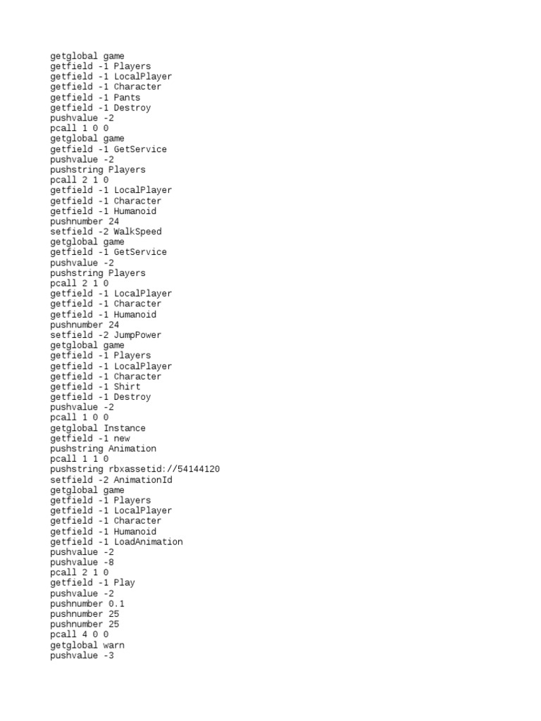 Zink RBLX Nasty Script | PDF