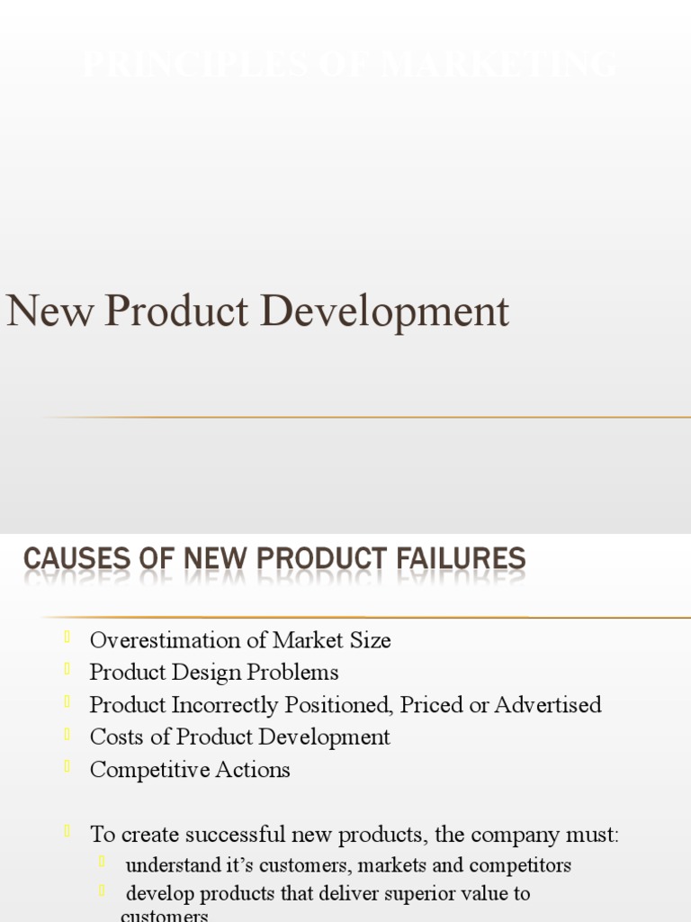 Principles of Marketing: New Product Development | PDF | Marketing | New Product Development