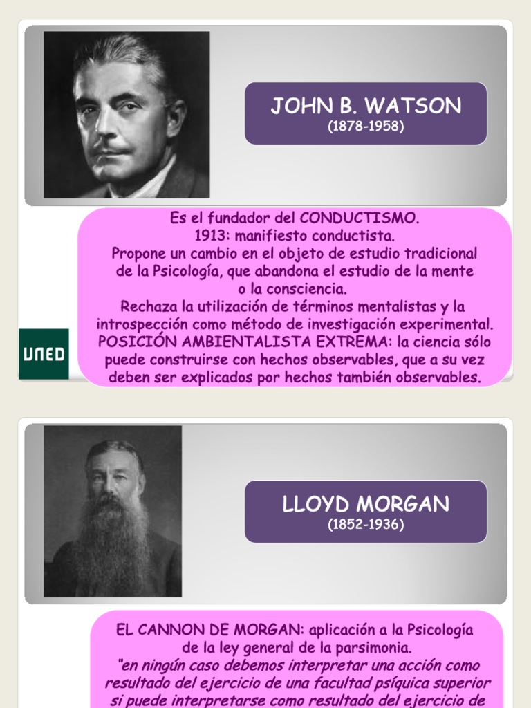 Lloyd Morgan y la parsimonia en psicología | PDF | Sicología | Aprendizaje