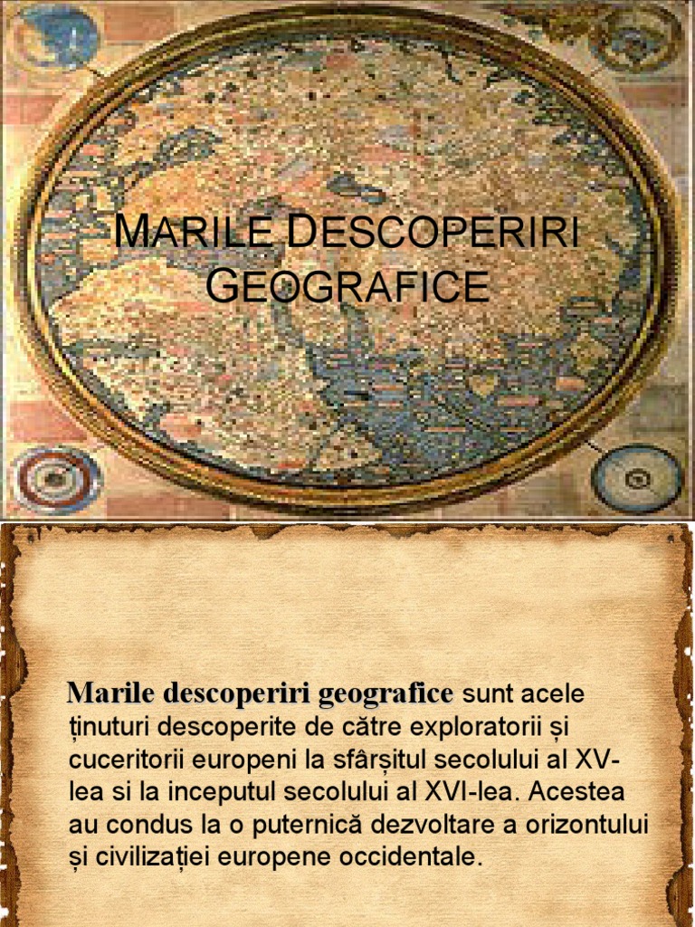 Marile Descoperiri Geografice | PDF