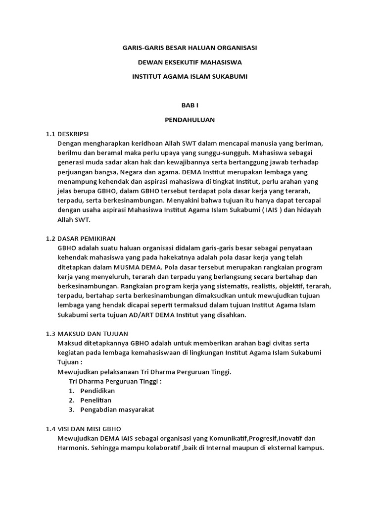 GBHO DEMA IAIS Sukabumi | PDF