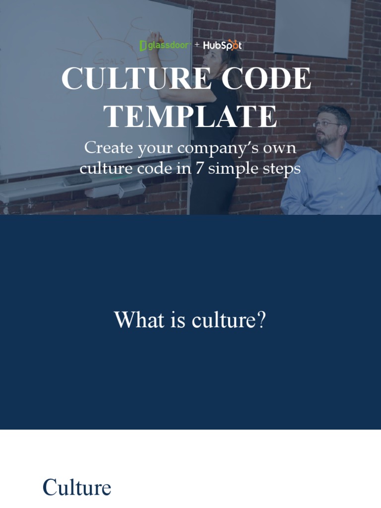 Create your company's culture code in 7 steps | PDF | Market (Economics ...