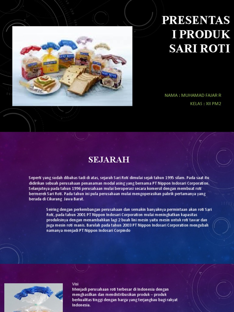 Presentasi Produk Sari Roti | PDF