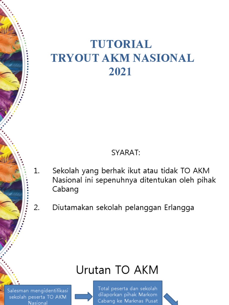 Panduan Tryout AKM Nasional 2021 | PDF