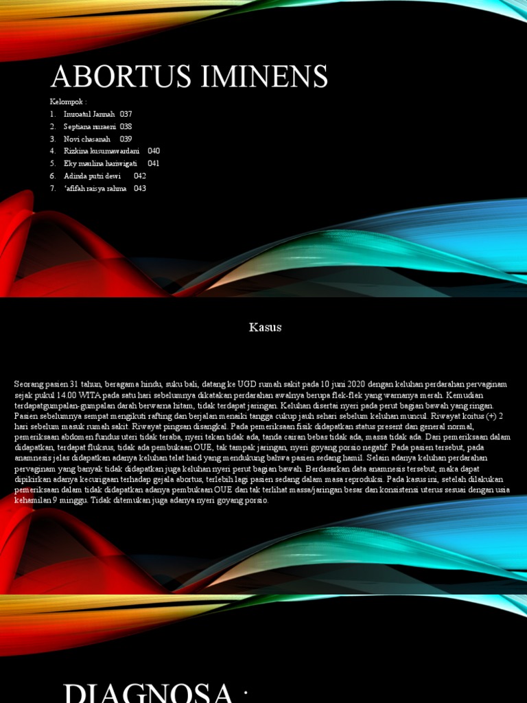 Abortus Iminens | PDF