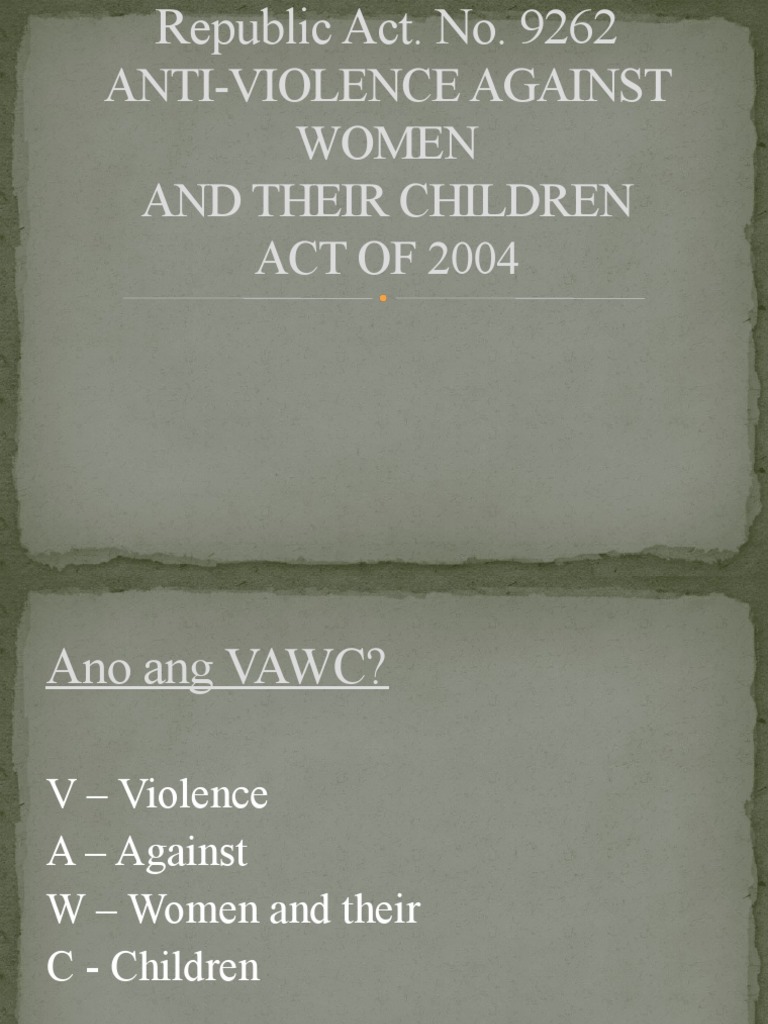 Vawc Presentation 2016 | PDF