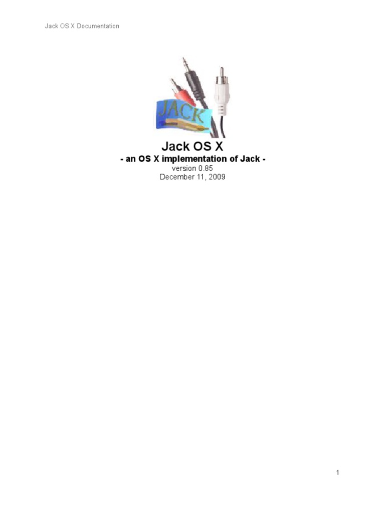 Jack OS X: Cover Page | PDF | Mac Os X Snow Leopard | Mac Os