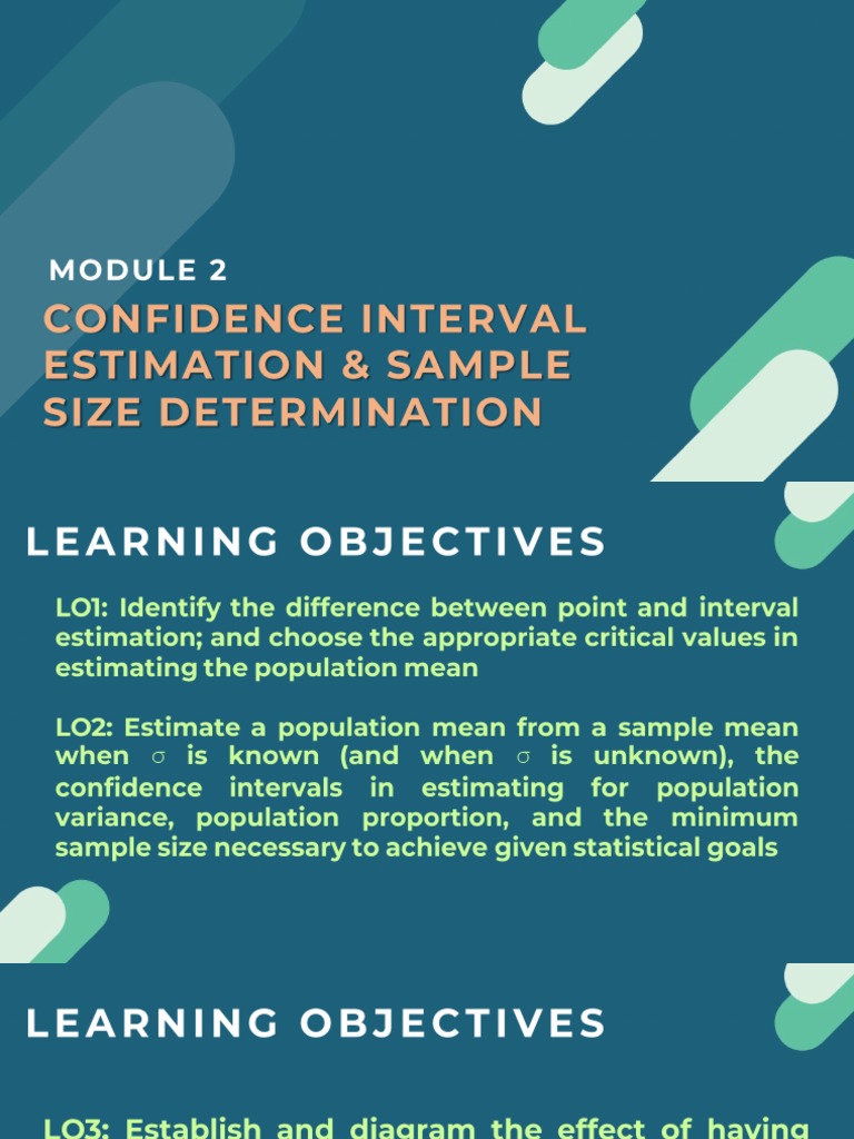 Intervals | PDF | Confidence Interval | Inference