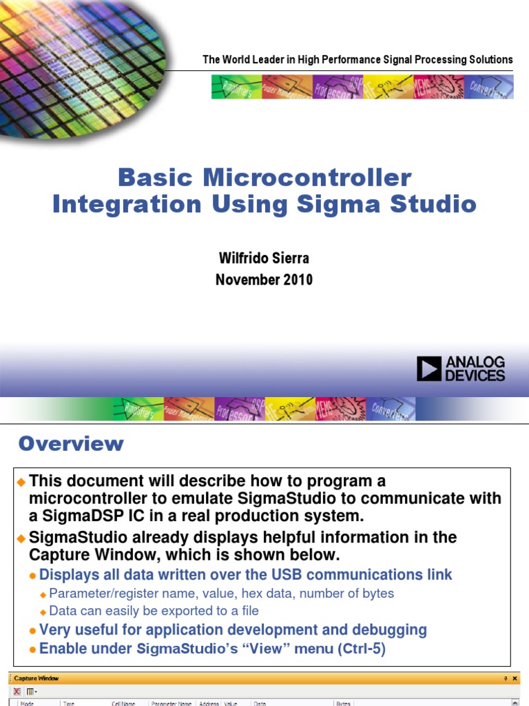 Sigma Studio Basic Uc Integration Tutorial | PDF | Computer File ...