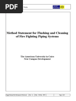 Method Statement of Flushing & Chemical Cleaning Procedure Chilled Water System | PDF | Pump ...