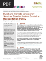 Standardised Resuscitation Trolley Guidelines | PDF | Emergency ...