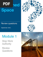 ADNOC Group WMS Permit To Work Answer Booklet | PDF | Vice President ...