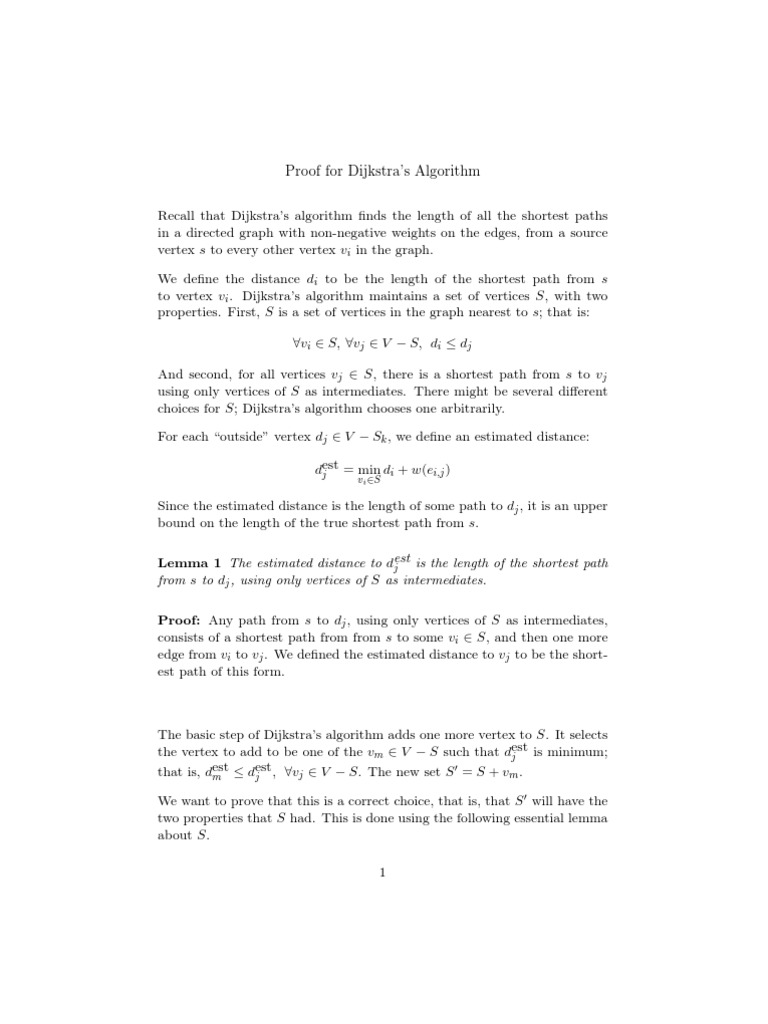Dijkstra | PDF | Algorithms And Data Structures | Algorithms