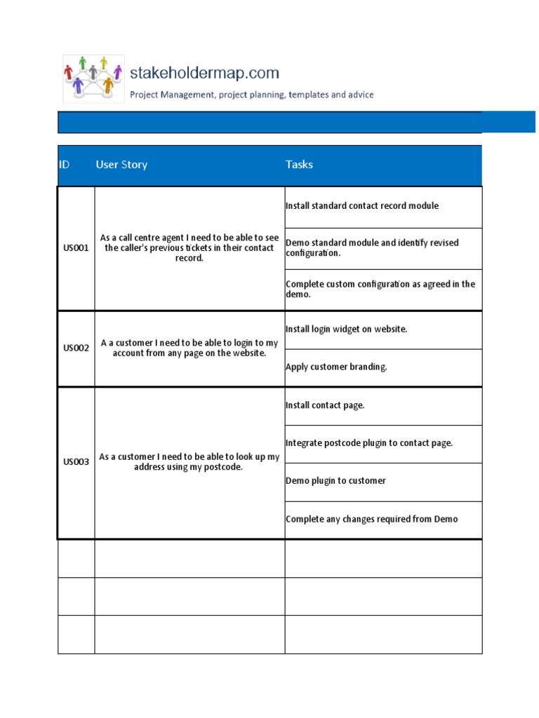 Sprint Backlog Template | PDF | Scrum (Software Development) | Computer ...