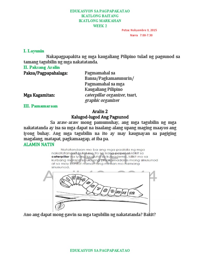 Q3-Lp-Esp-Week 2 | PDF