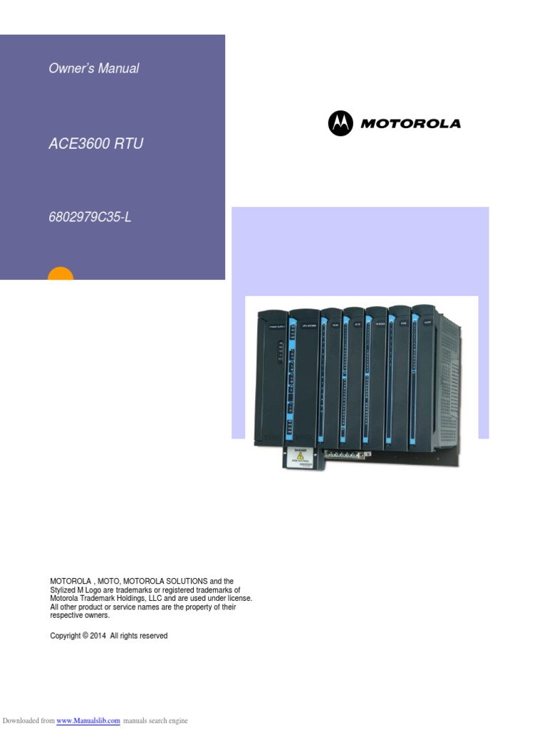 Ace3600 Rtu Sa Interneta | PDF | Copyright | Programmable Logic Controller