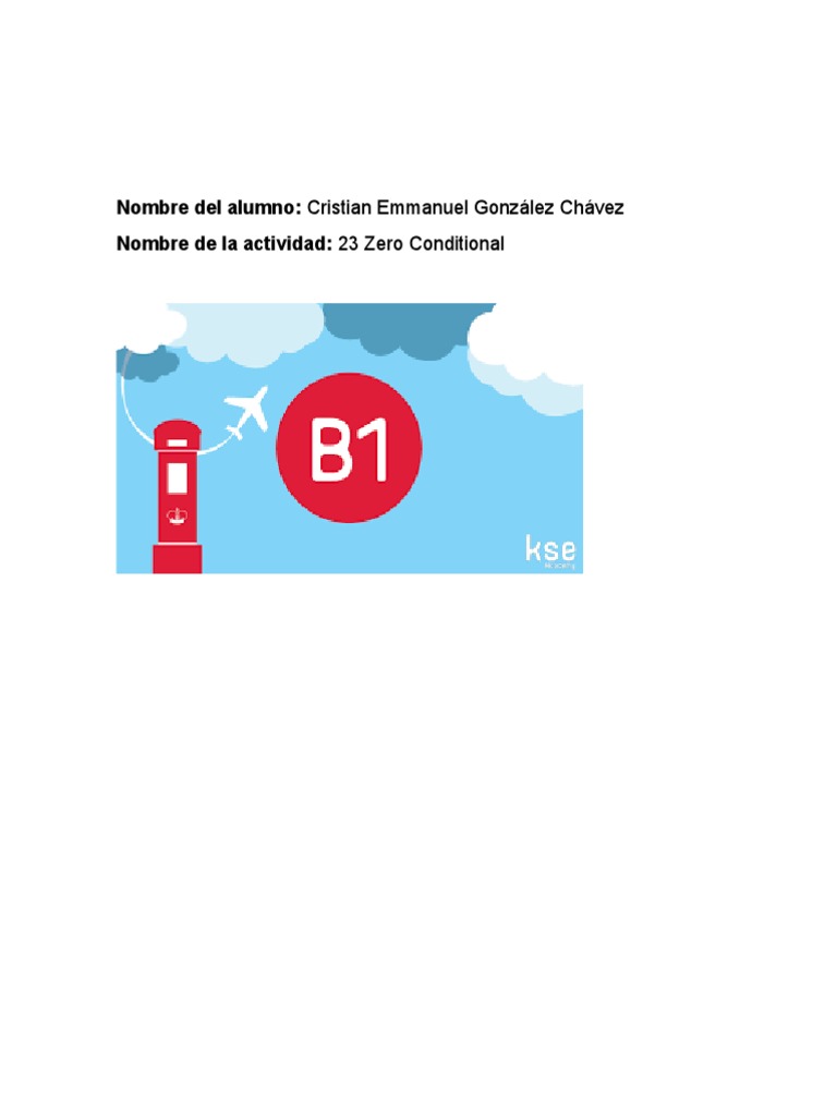 23 Zero Conditional | PDF | Reading Comprehension