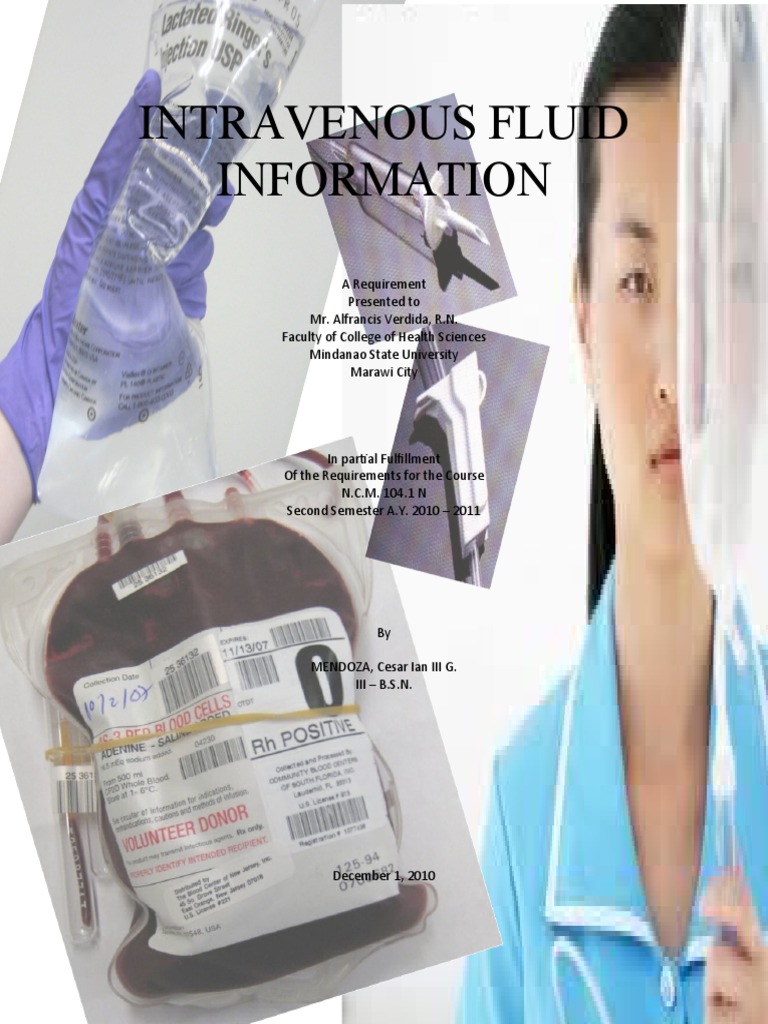 Intravenous Fluid Therapy Guide | PDF | Intravenous Therapy | Saline ...
