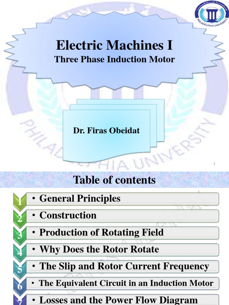 4 Three Phase Induction Motors 1 | PDF | Electric Motor ...