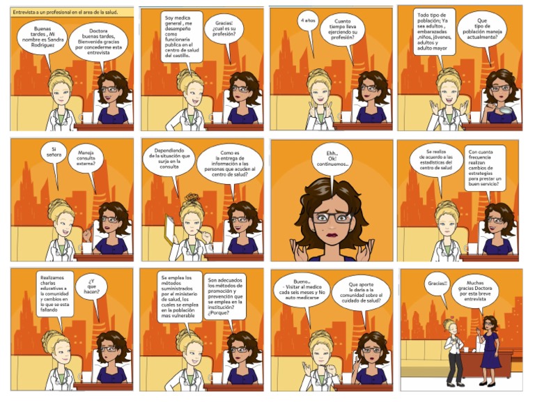 Comic de Entrevista 2 | PDF