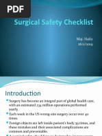 AORN Comprehensive Surgical Checklist 2016 | PDF | Surgery | Anesthesia