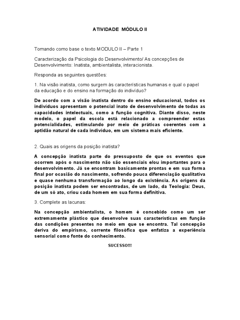 Atividade Módulo Ii Pdf
