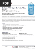 Cidezyme Detergent | PDF | Detergent | Enzyme