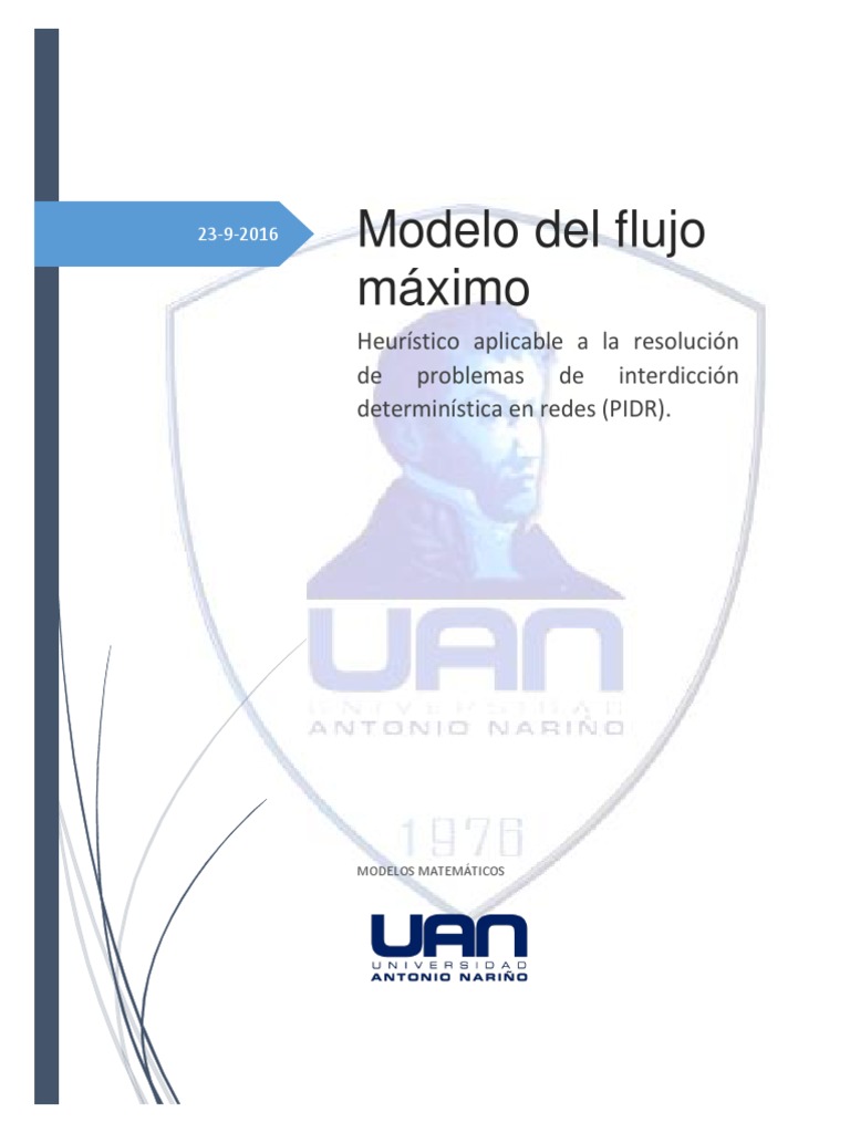 Modelo Del Flujo Maximo | PDF | Matemáticas Aplicadas | Matemáticas