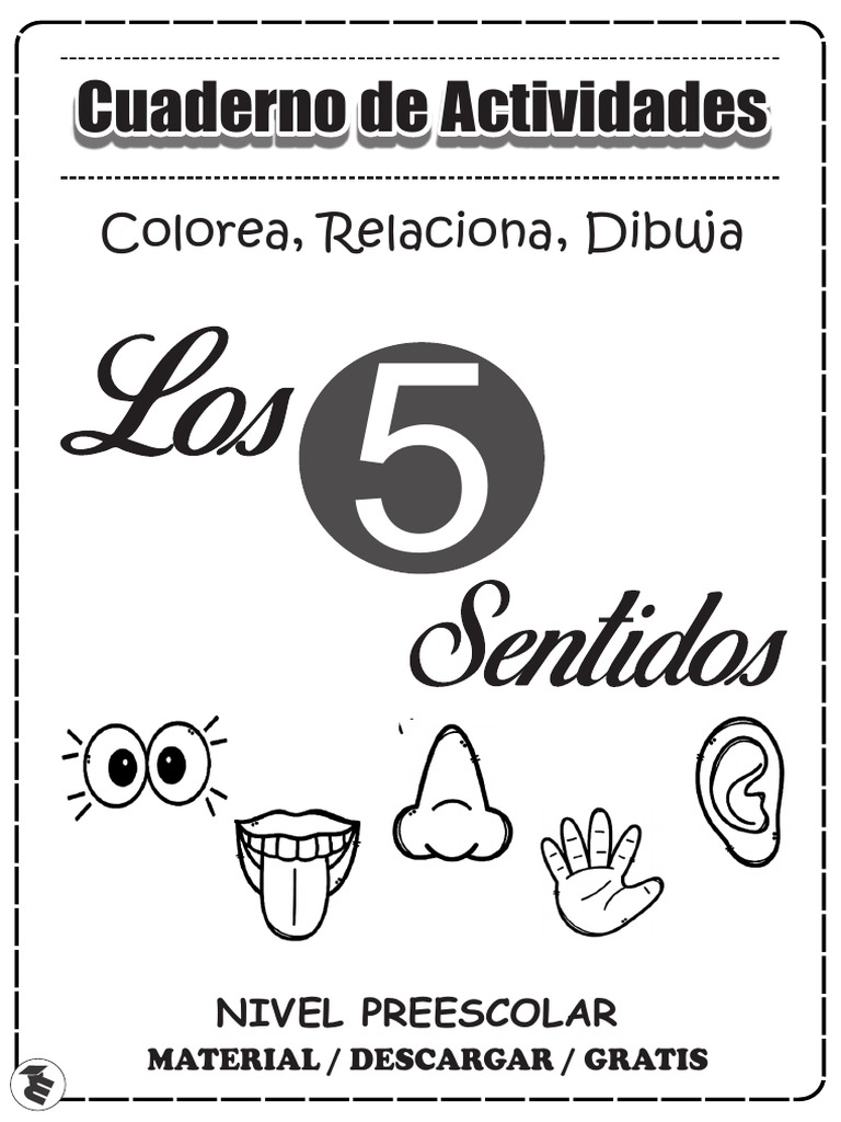 Cuadernillo-Actividades-Los-5-Sentidos para Niños | PDF