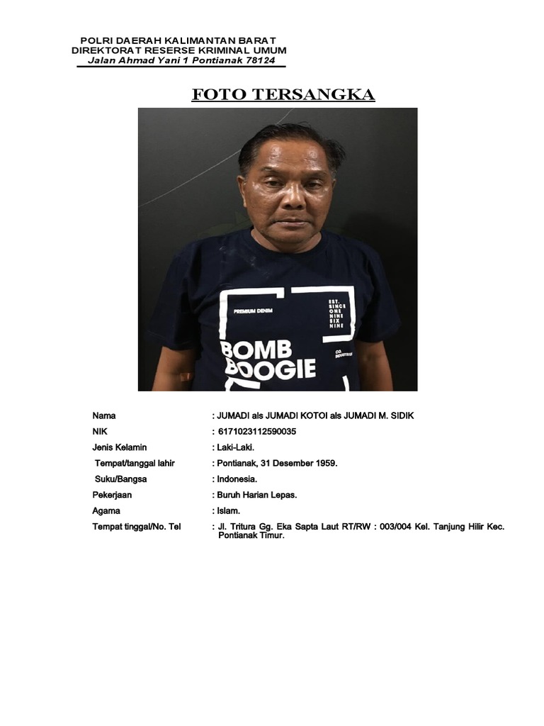 Foto TSK Jumadi | PDF
